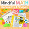 Kindergarten Mindful Math 2D and 3D Shapes Posters Worksheets Tracing