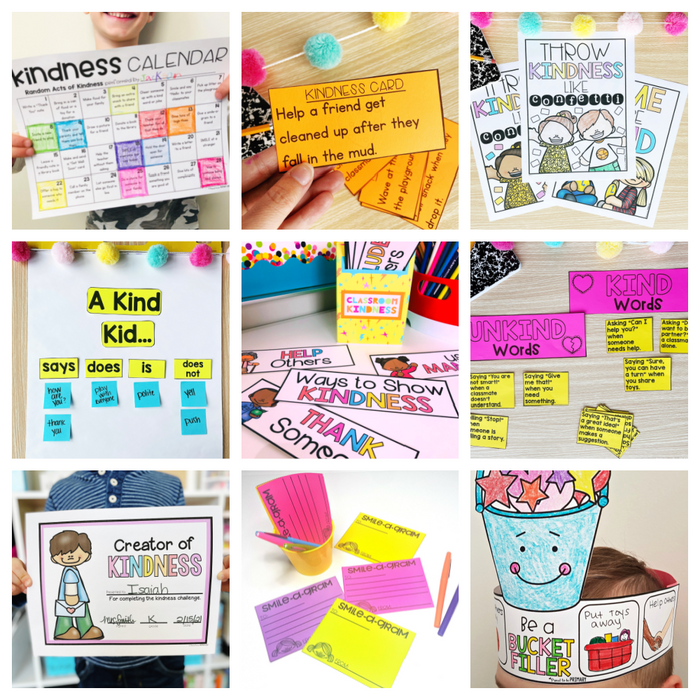 Kindness Activities & Social Skills SEL Lessons - Craft, Coloring Page