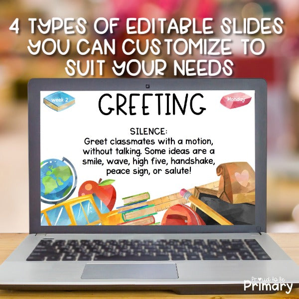 Morning Meeting Social-Emotional Learning Slides + Cards Bundle – Proud ...