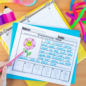 Spring Directed Drawings - How to Draw Mom for Mother’s Day, butterfly