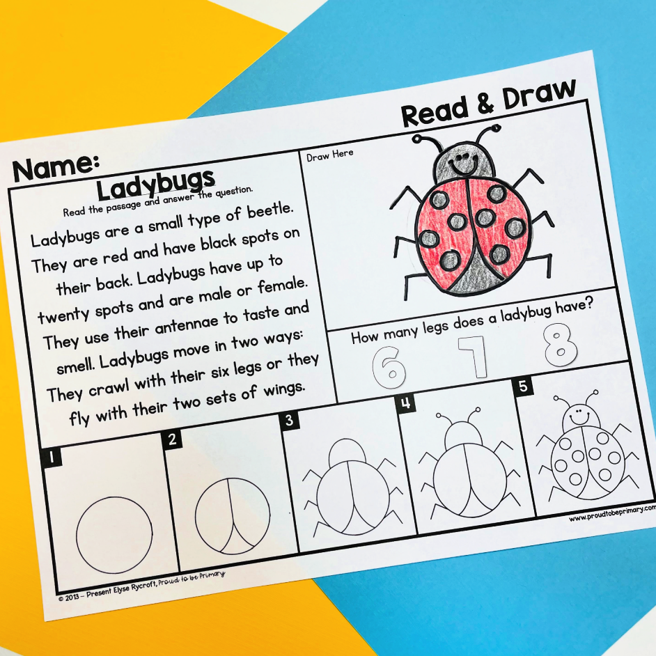 125 Themed Directed Drawings & Reading and Writing Activities – Proud ...